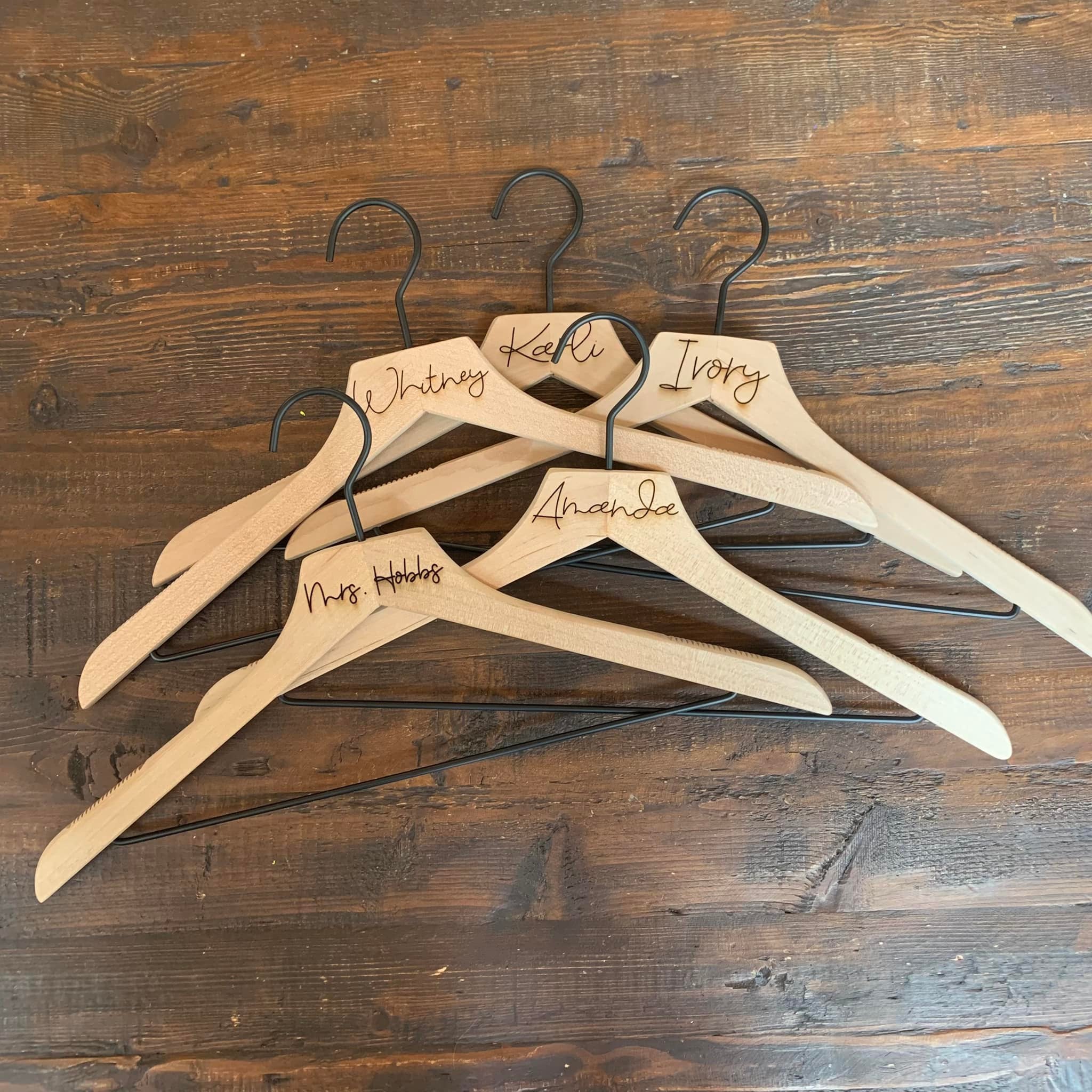 Personalized Wooden Hanger – Lakeside Creative