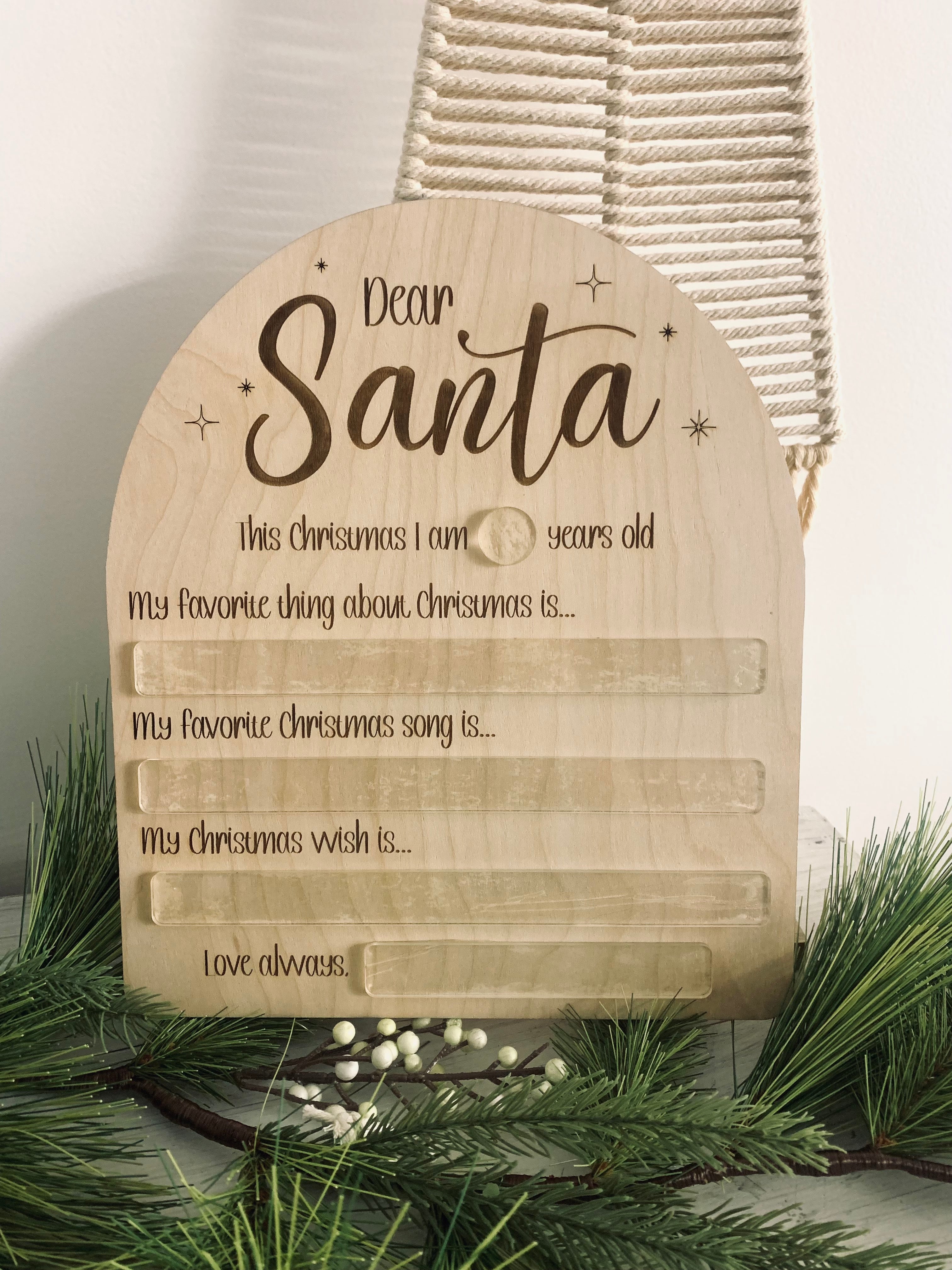 Dear Santa Sign – Lakeside Creative